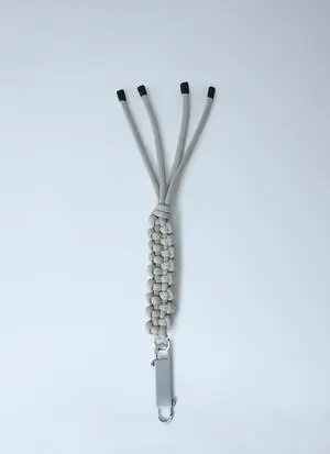 Moncler Rick Owens Braided Rope Keychain