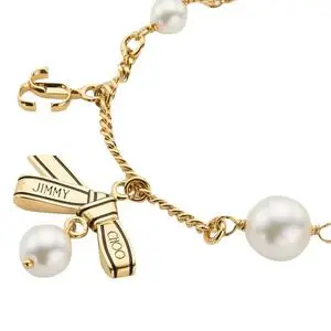 JIMMY CHOO Multi Charm Bracelet - Gold