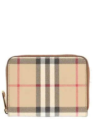 Burberry Portafoglio Check - Cream