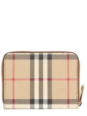 Burberry Portafoglio Check - Cream