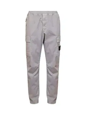 Stone Island Organic Stretch Broken Twill Cargo Trousers - Multicolor