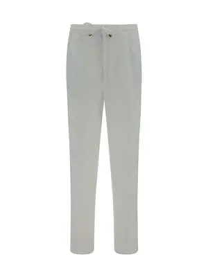 Brunello Cucinelli Linen Pants - White