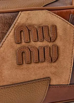 Miu Miu Beau Leather Patchwork Bag