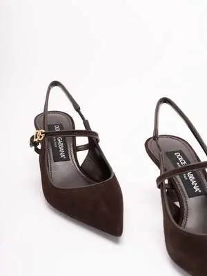 Dolce & Gabbana Suede Slingback Pumps - Multicolor