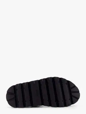 Celine Jacquard Canvas Sandals - Black