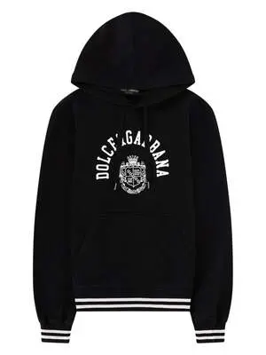 Dolce & Gabbana Felpa Con Logo - Black
