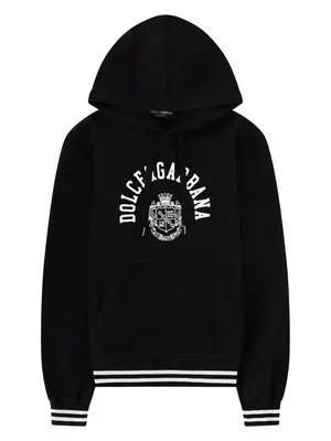 Dolce & Gabbana Felpa Con Logo - Black