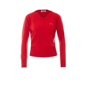 Miu Miu Logo Sweater - Red