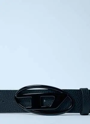 DIESEL® B-1dr Leather Belt - Black