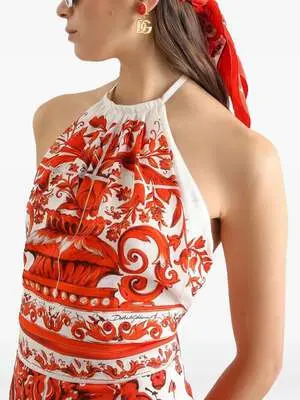 Dolce & Gabbana Maiolica-print Top