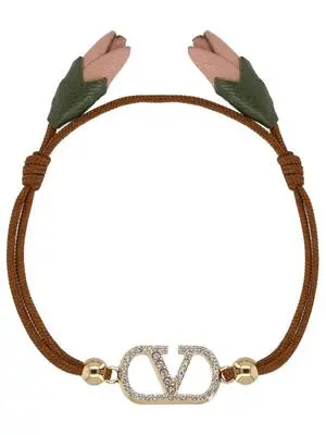 Valentino Garavani Bracciale Vlogo Signature - Brown