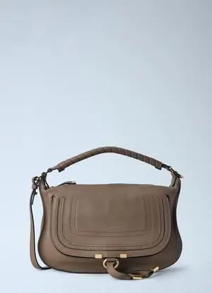Chloé Small Marcie Shoulder Bag - Cream