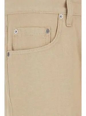 Dsquared2 642' Beige Jeans With Logo Patch On The Back In Denim For