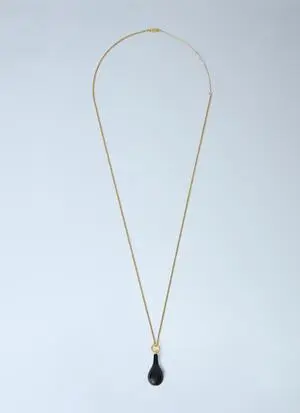 TOTEME Medium Onyx Drop Necklace