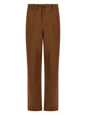 Dries Van Noten Pantalone Penny Long - Brown