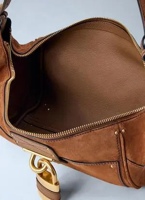 Chloé Paddington Suede Crossbody Bag - Brown
