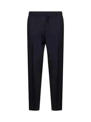 JIL SANDER Wool And Mohair Tapered Trousers