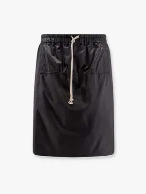 Moncler Rick Owens Kiltshorts With Drawstring - Black