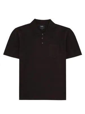 A.p.c. Polo Con Taschino - Brown