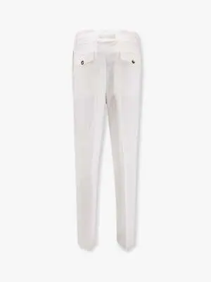 Brunello Cucinelli Linen And Cotton Trousers