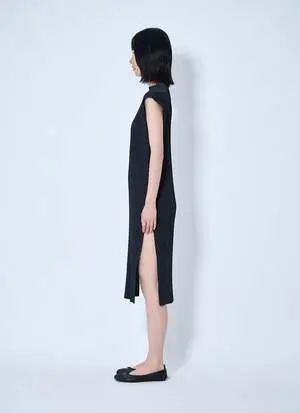 Issey Miyake Swing Solid Tunic Dress