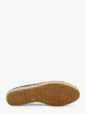 Celine Leather Espadrilles With Triomphe Detail - Multicolor