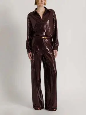 Alberta Ferretti Sequins Shirt - Multicolor