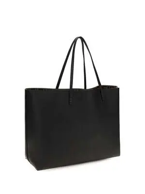 Fendi Roman Leather Shopping Bag - Black