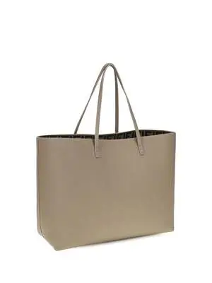 Fendi Roll Roman Leather Shopping Bag - Cream