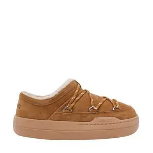 Moon Boot Moon Boot Park Suede Slippers Brown