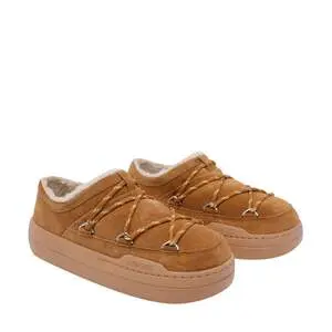 Moon Boot Park Suede Slippers