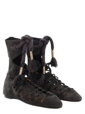 Isabel Marant Étoile Stivale Liade Leather Boots - Black