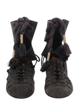 Isabel Marant Étoile Stivale Liade Leather Boots - Black