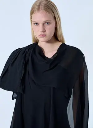 Yohji Yamamoto Asymmetric Layered Dress
