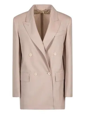 Max Mara Double-breasted Wool Blend Blazer