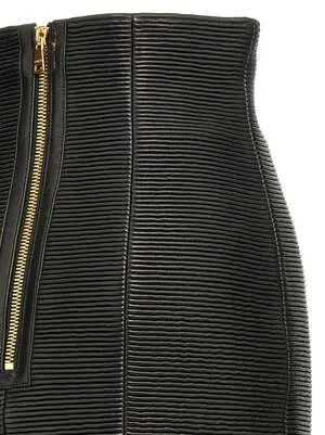 Balmain Hw Rolled' Skirt