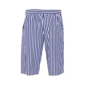Dolce & Gabbana Striped Bermuda Shorts - Blue