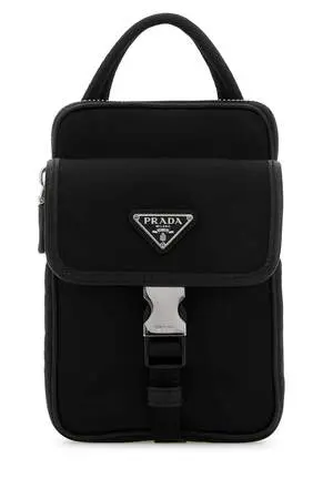 Prada Re-nylon Phone Case - Black