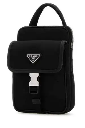Prada Re-nylon Phone Case - Black