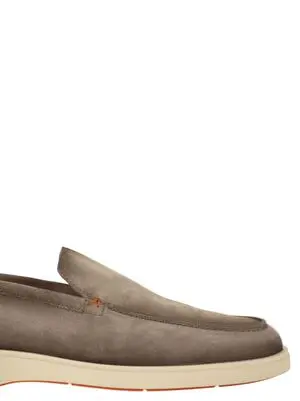 Santoni Suede Moccasin
