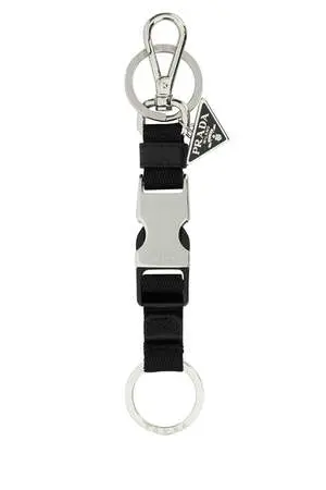 Prada Fabric Keyring - Black