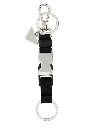 Prada Fabric Keyring - Black