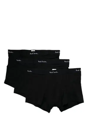Paul Smith Logo Cotton Trunks 3pack - Multicolor
