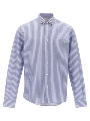 Valentino Garavani Striped Shirt - Blue
