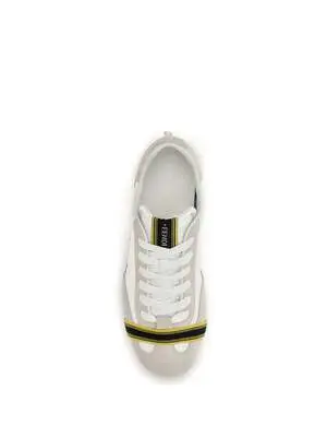 Fendi Wrap Suede And Fabric Sneakers