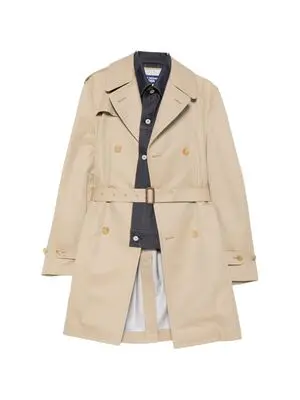 Junya Watanabe Cotton Double-breasted Coat - Multicolor