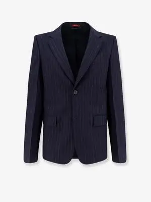 Gucci Pinstripe Wool Single-breasted Blazer - Multicolor