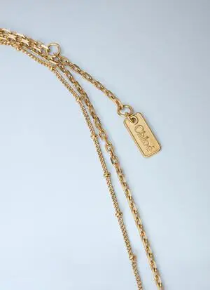 Chloé Mirror Pendant Necklace
