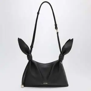Loewe Mini Scarf Bag In Smooth Calfskin - Black