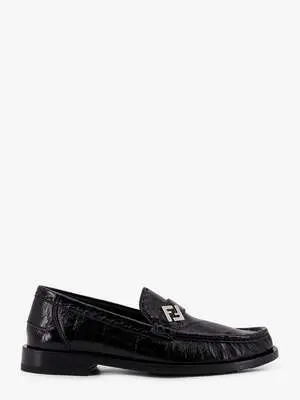 Fendi Fendi Men Missina Leather Loafers Multicolor